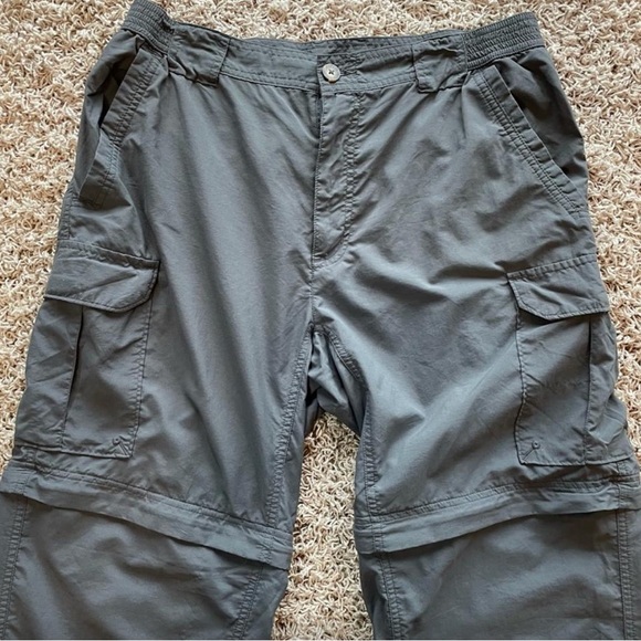 Columbia | Pants | Columbia Grt Mens Charcoal Grey Convertible Zip Off ...